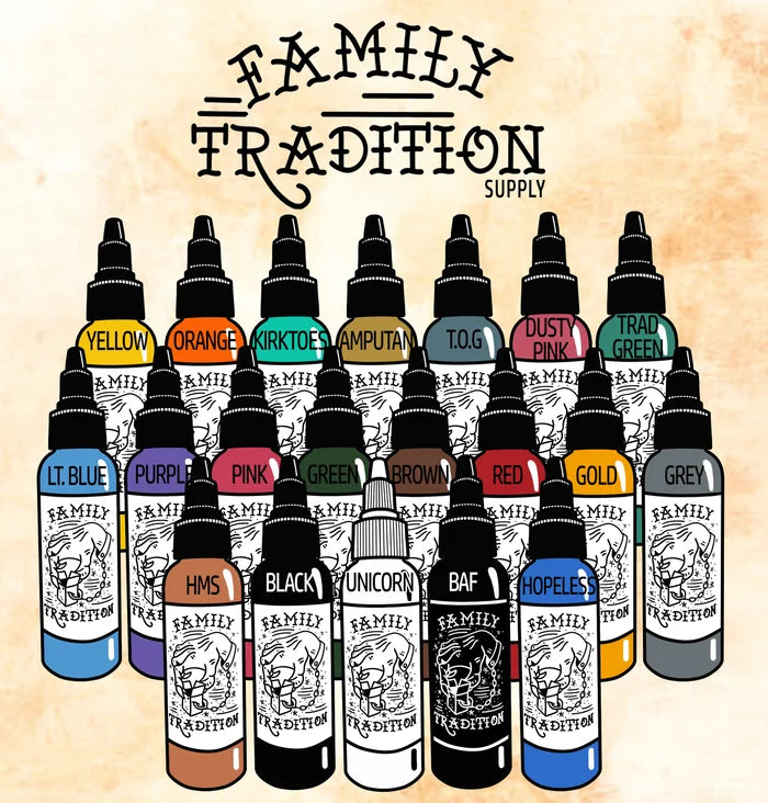 tattoo ink Family Tradition ink — All American Tattoo Supply LLC